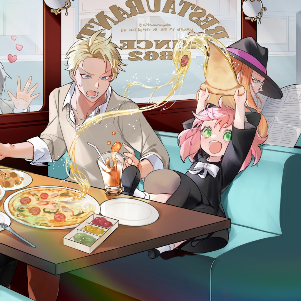 Download wallpaper spy, bar, food, Family, FOOD, Spy, family, Food ...