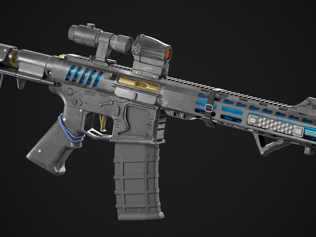 Download wallpaper rendering, weapons, rifle, weapon, render, custom ... Download wallpaper rendering, weapons, rifle, weapon, render, custom ...