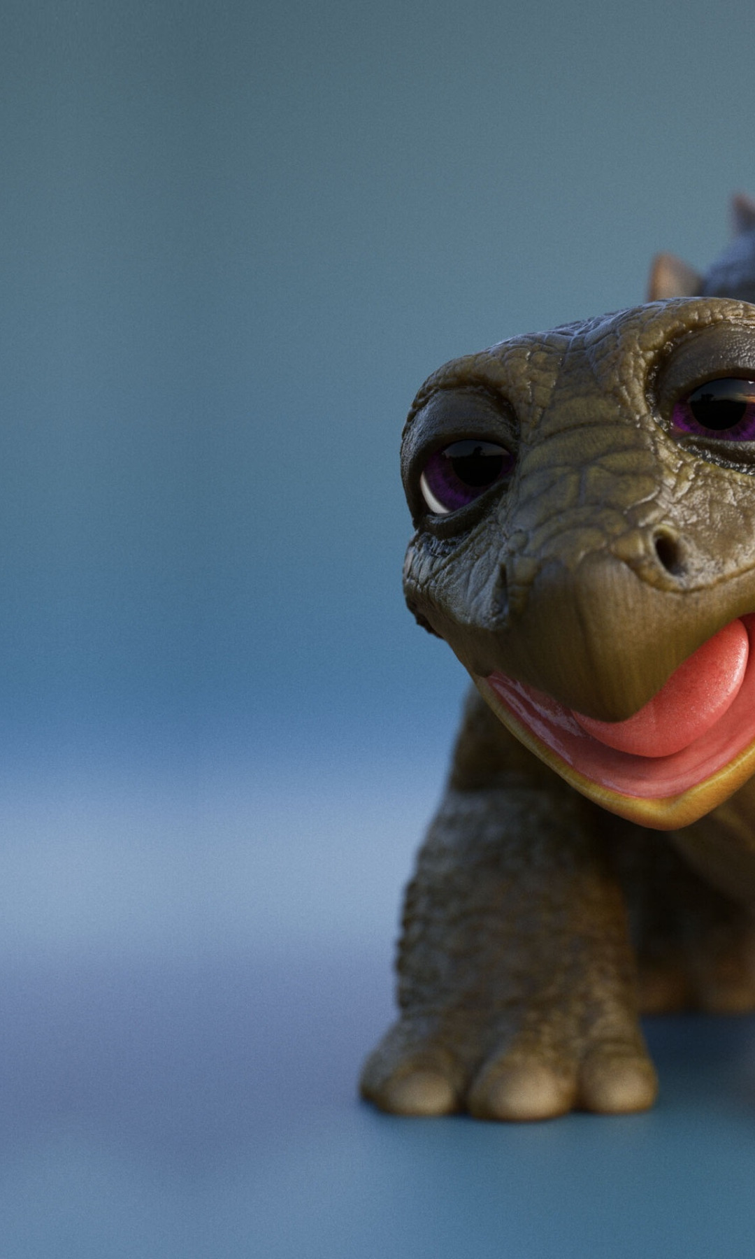 Download wallpaper mood, baby, children's, dinosaur, Neal Biggs, Land ...