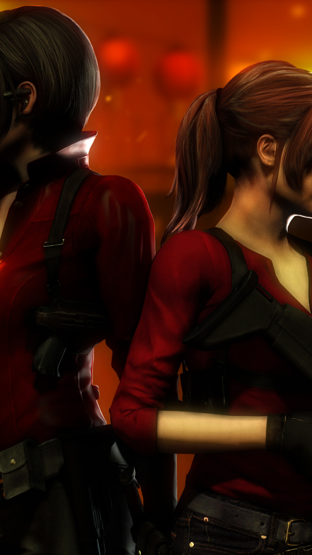 Download wallpaper weapons, girls, Resident Evil, capcom, Ada Wong, Claire Redfield, section ...