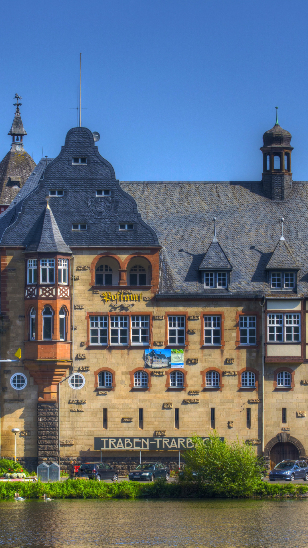Download wallpaper the city, photo, home, Germany, река Traben-Trarbach ...