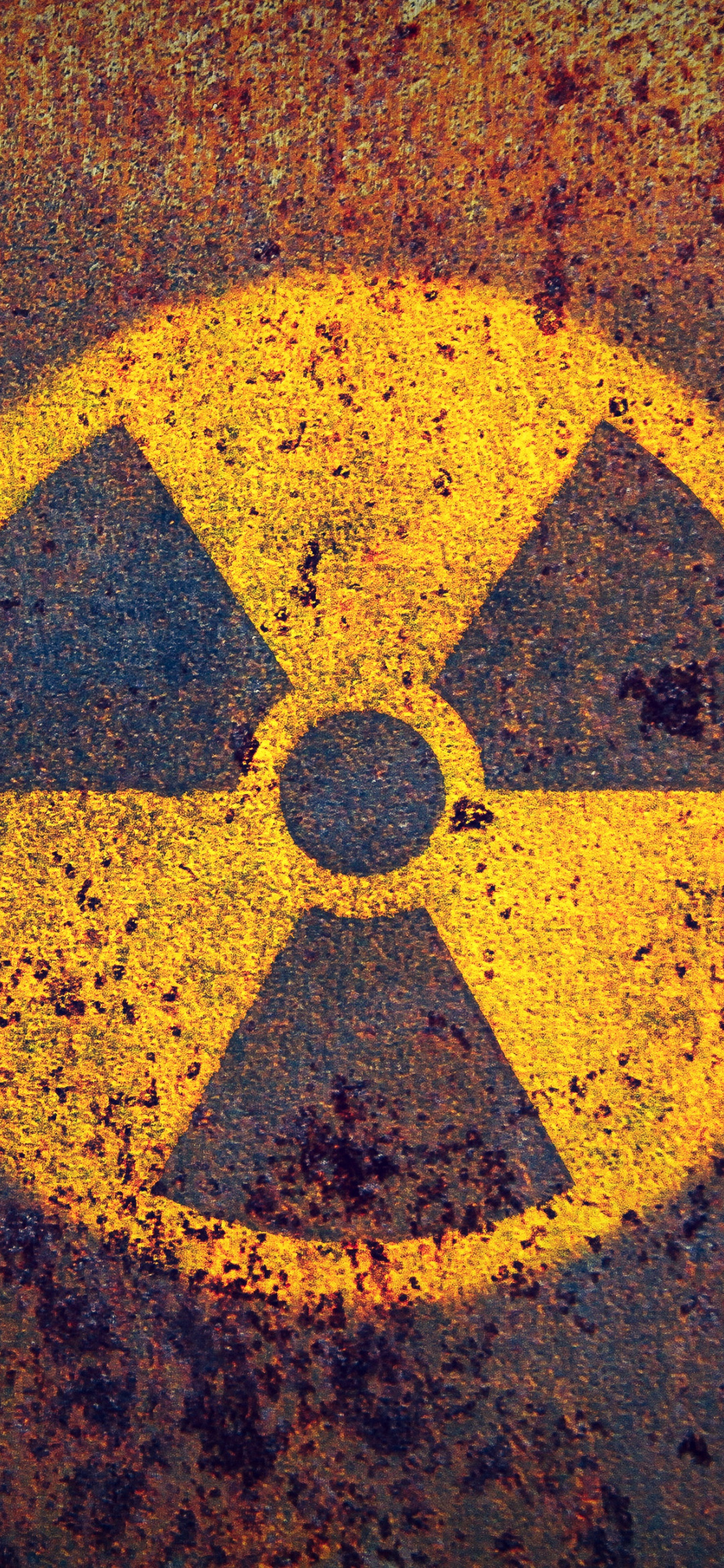 Download wallpaper symbol, nuclear, rust, section textures in ...