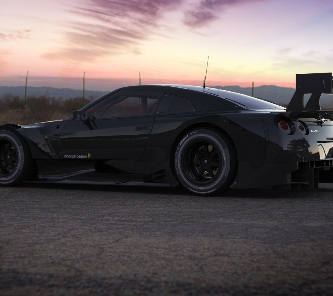 Download wallpaper Auto, Machine, Nissan, GT-R, Art, Rendering, Nissan ...