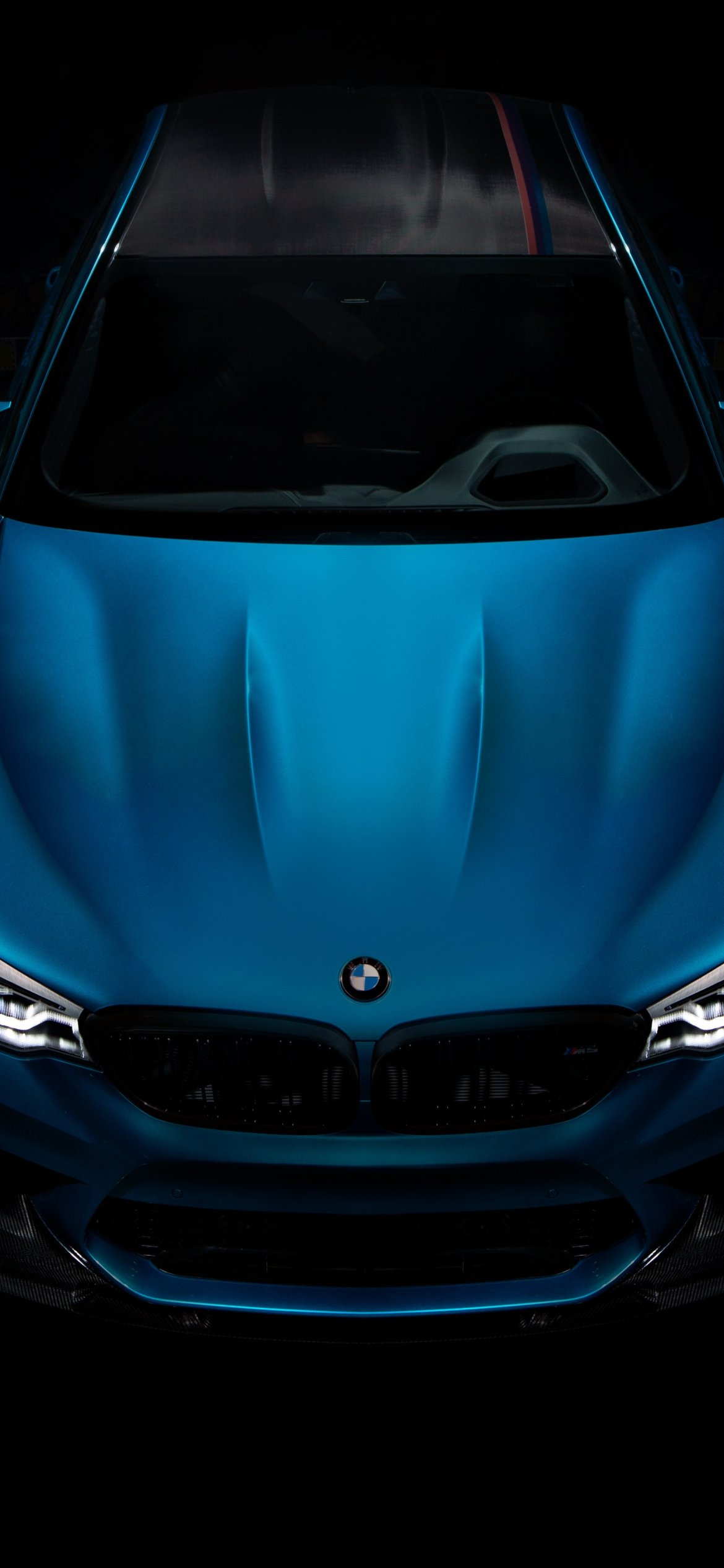 Download wallpaper BMW, Light, Blue, Front, Face, F90, section bmw in ...