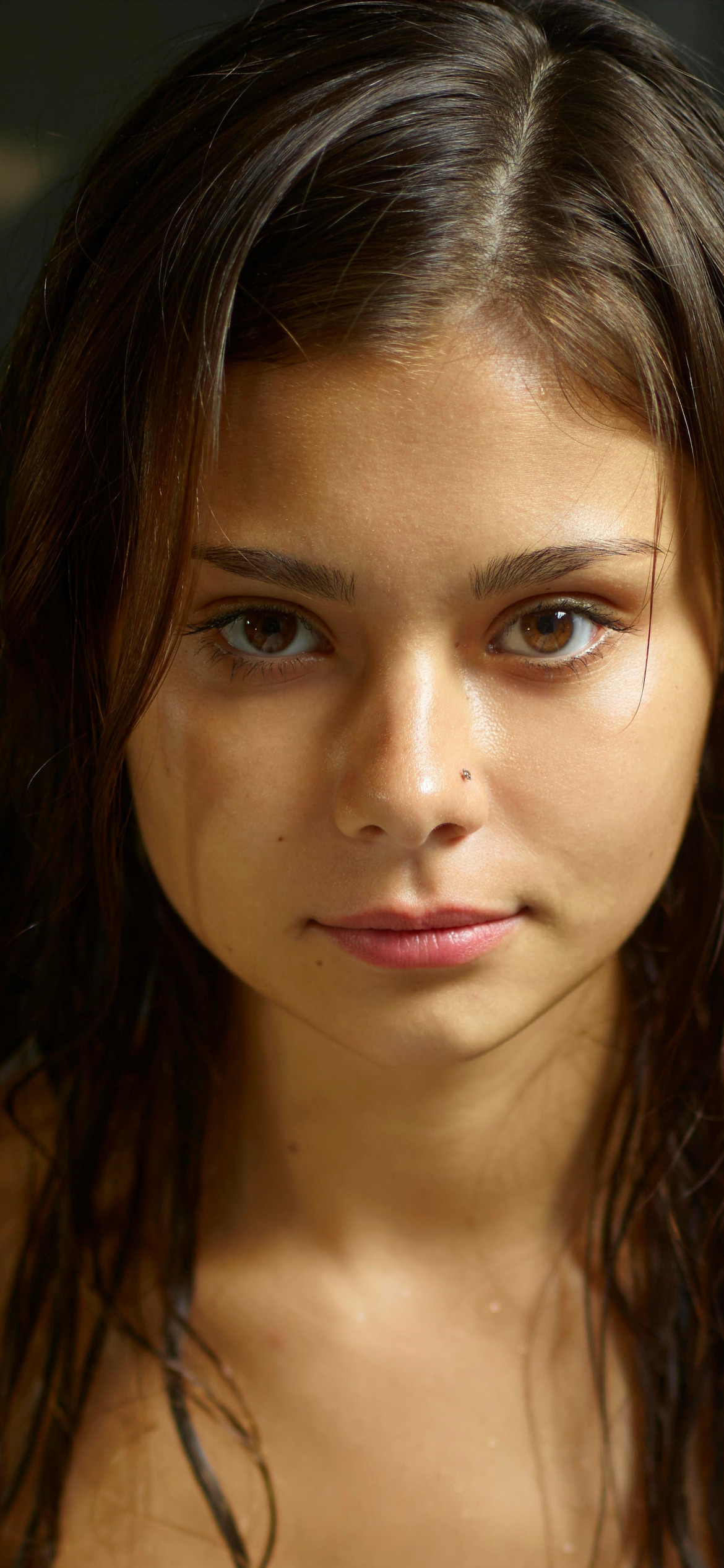 Download wallpaper girl, brown eyes, pretty, face, brunette, Venus ... Download wallpaper girl, brown eyes, pretty, face, brunette, Venus ...