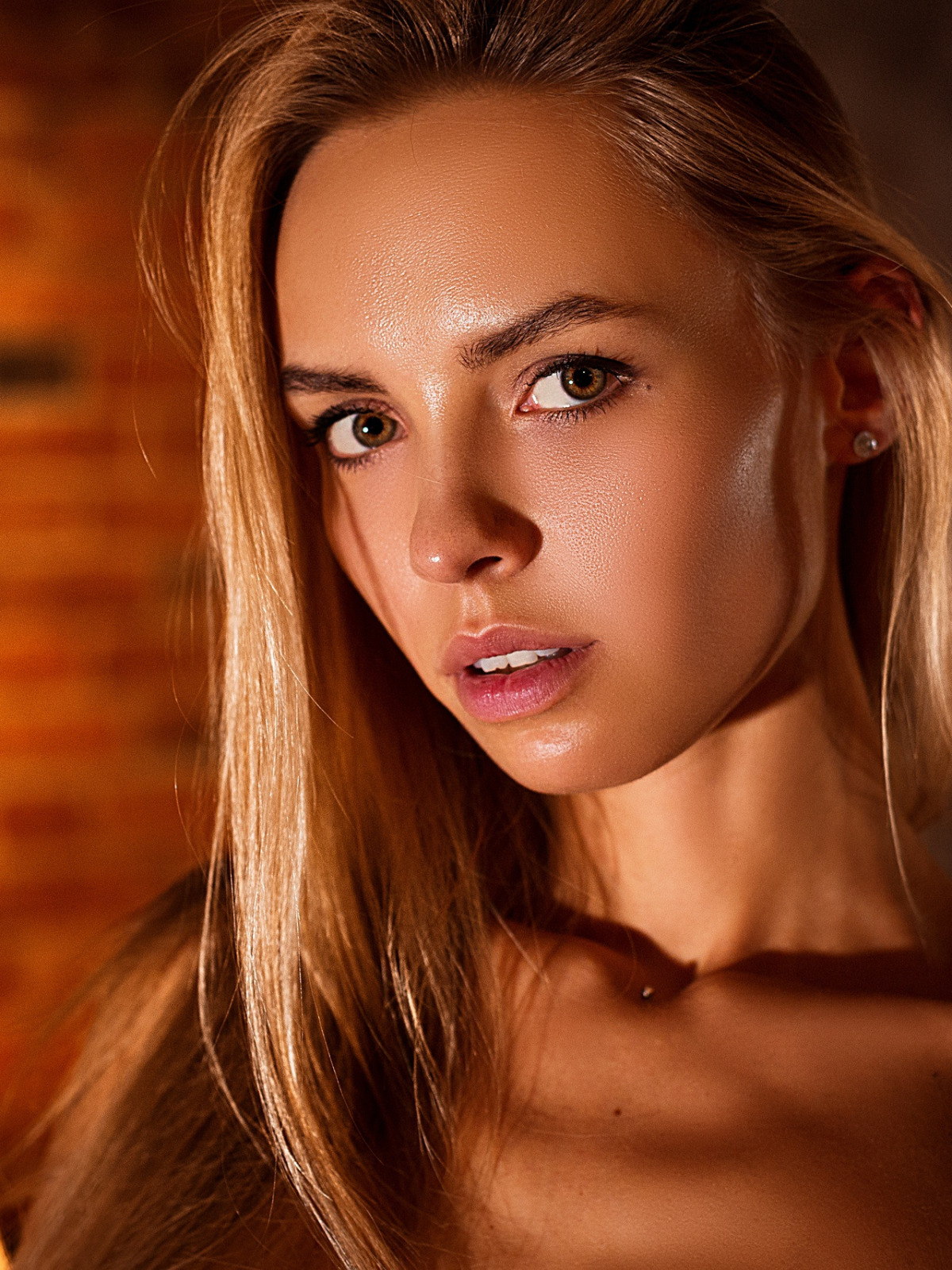 Download Wallpaper Model Girl Tattoo Blonde Shoulders Vlad Popov Sasha Tale Section Girls