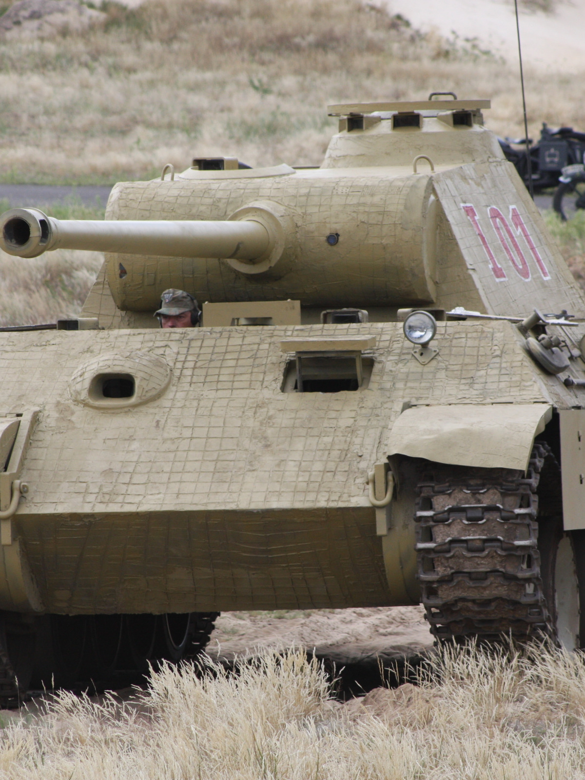 Download wallpaper action, Panther, tank, sahara2014, section weapon in ...