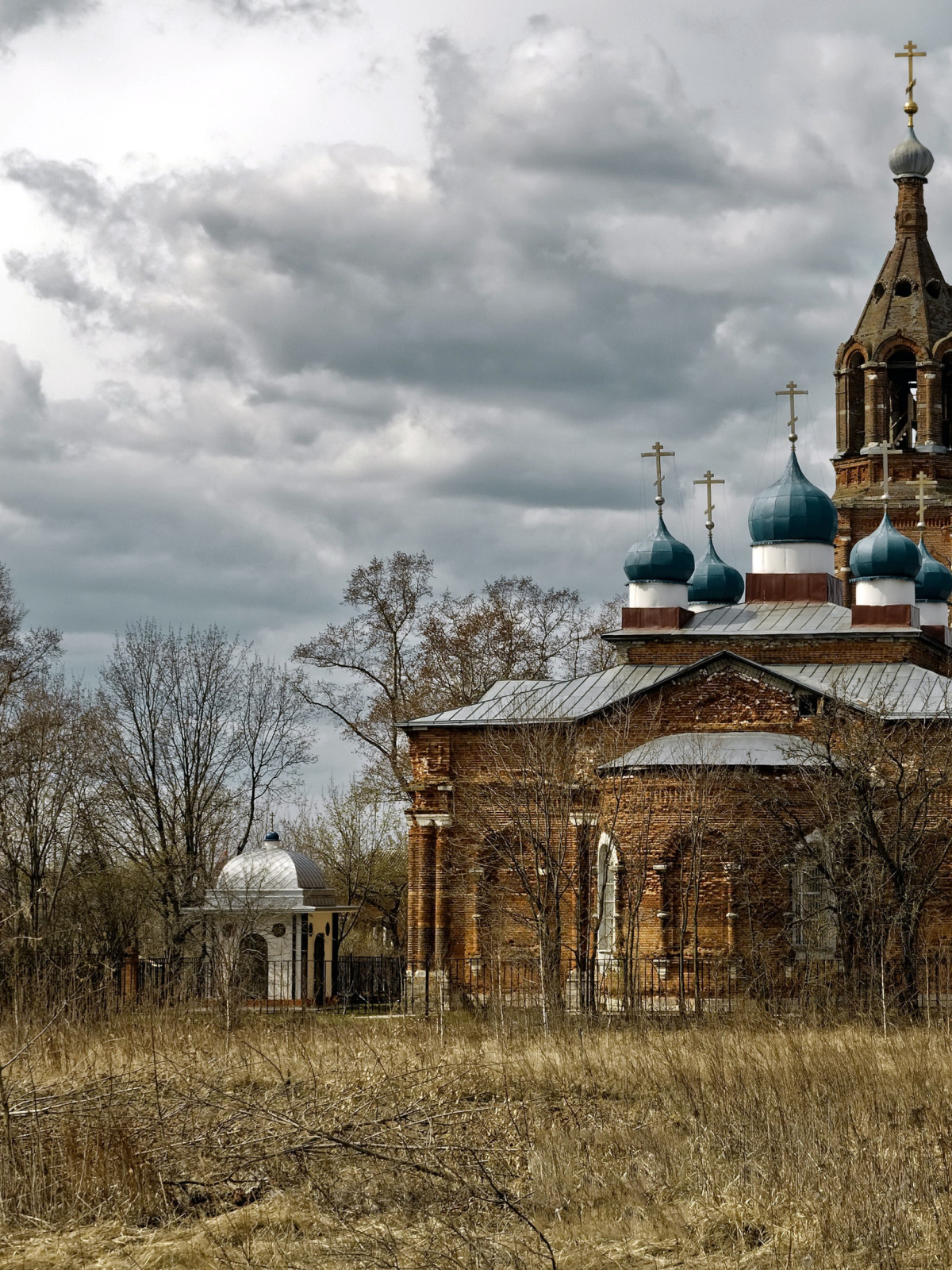 Download wallpaper field, the sky, temple, section miscellanea in ...