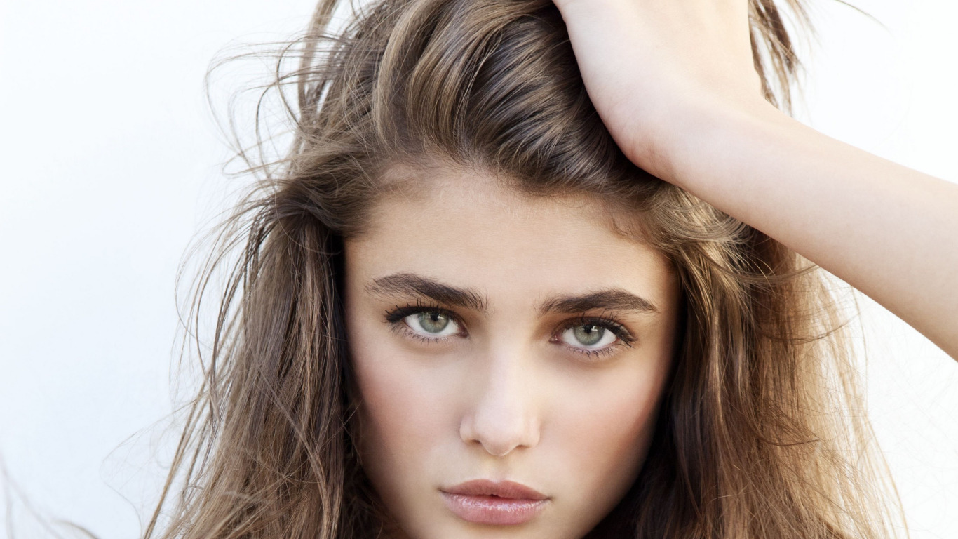 Download wallpaper look, pose, model, hair, makeup, view, model, hair, section girls in ...