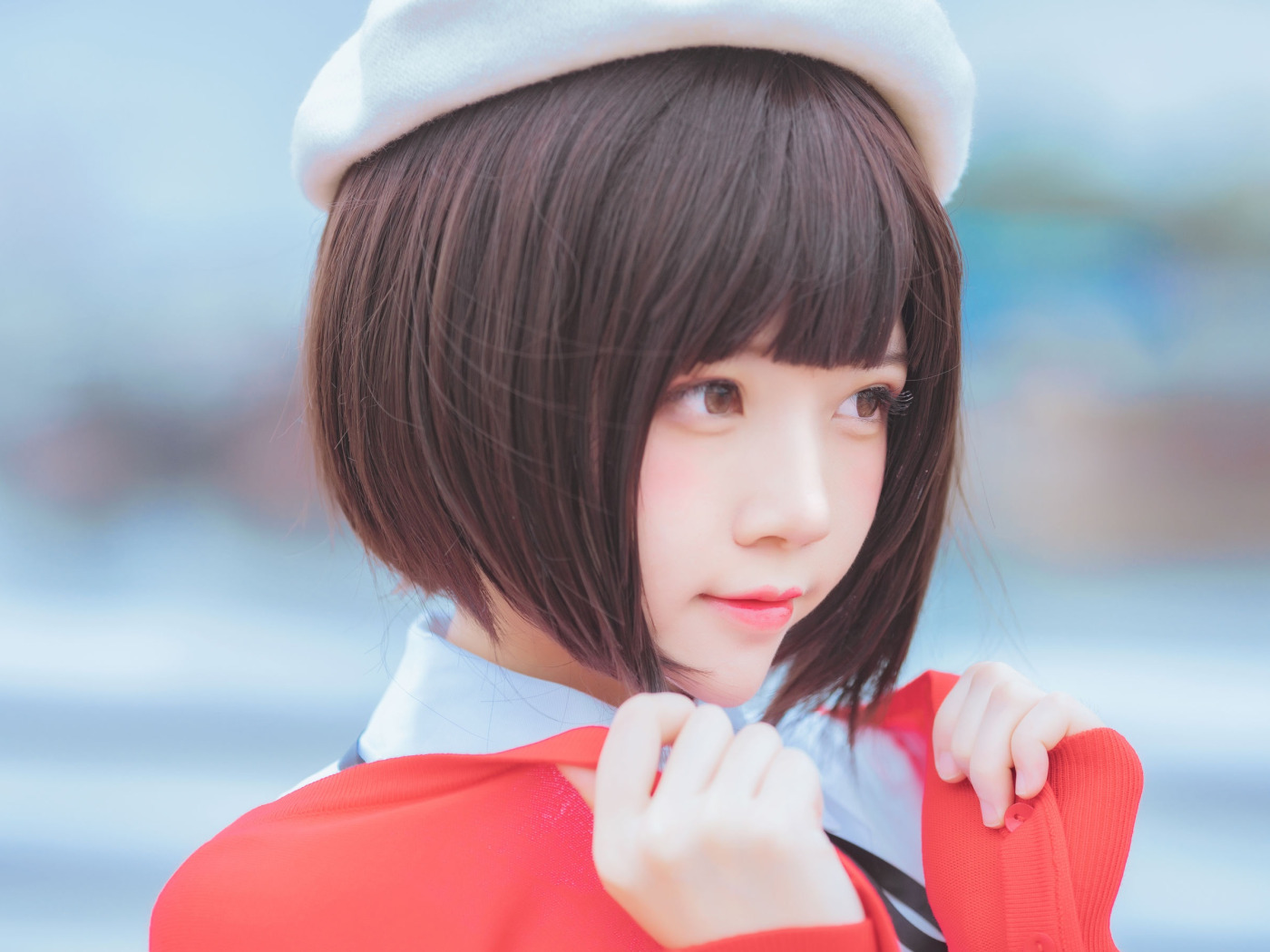 Download wallpaper Beautiful, Asian, Model, Woman, Short Hair, Pretty ... Download wallpaper Beautiful, Asian, Model, Woman, Short Hair, Pretty ...
