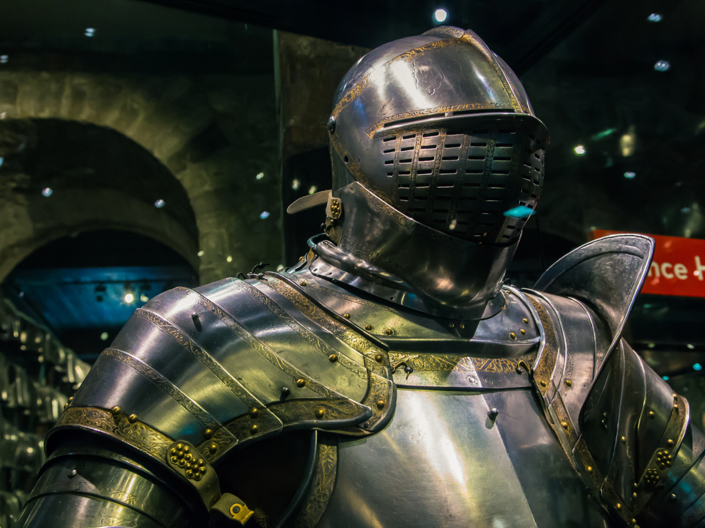 Download wallpaper metal, pattern, armor, knight, section miscellanea ...