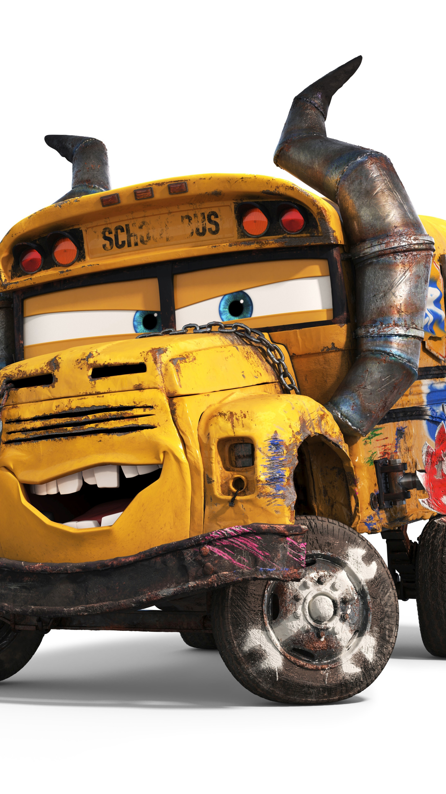 Download wallpaper Disney, Pixar, Cars, bus, animated film, animated ...