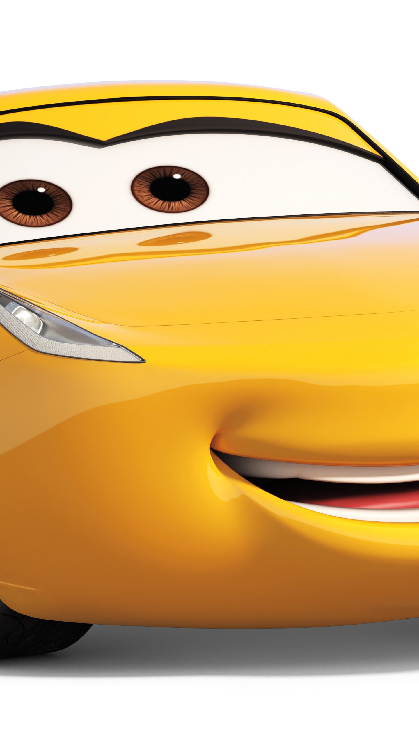 Download wallpaper car, Disney, Pixar, Cars, yellow, animated film ...