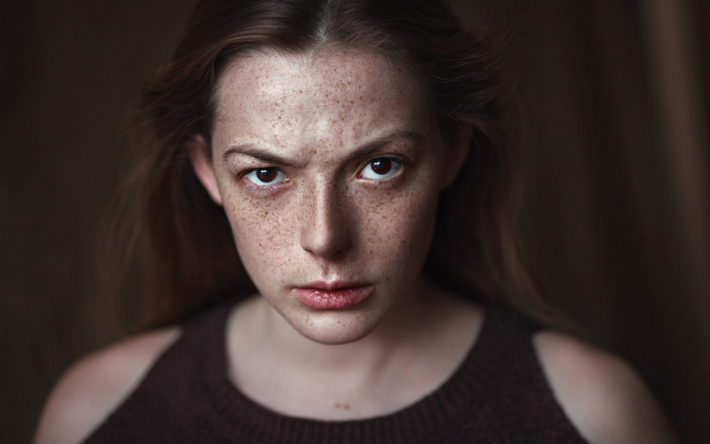 Download Wallpaper Freckles Olya Olga Kobzar No One Nicholas