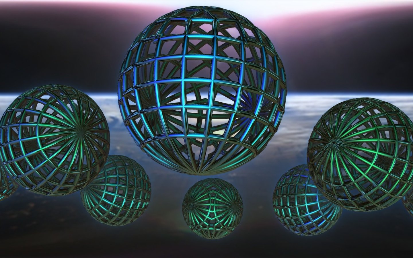Download wallpaper background, mesh, balls, section abstraction in ...