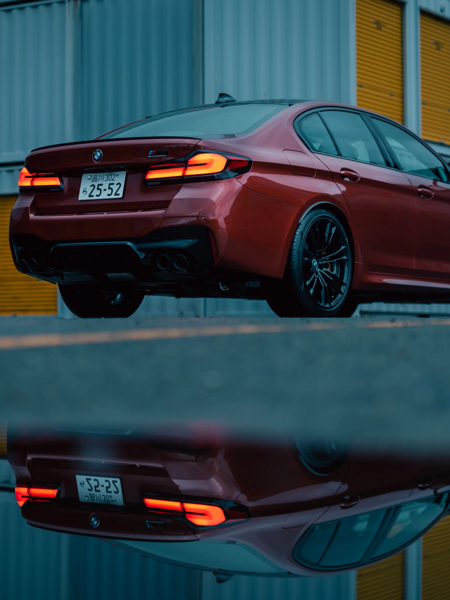 Download wallpaper BMW, rear view, M5, F90, BMW M5 Competition, section ...