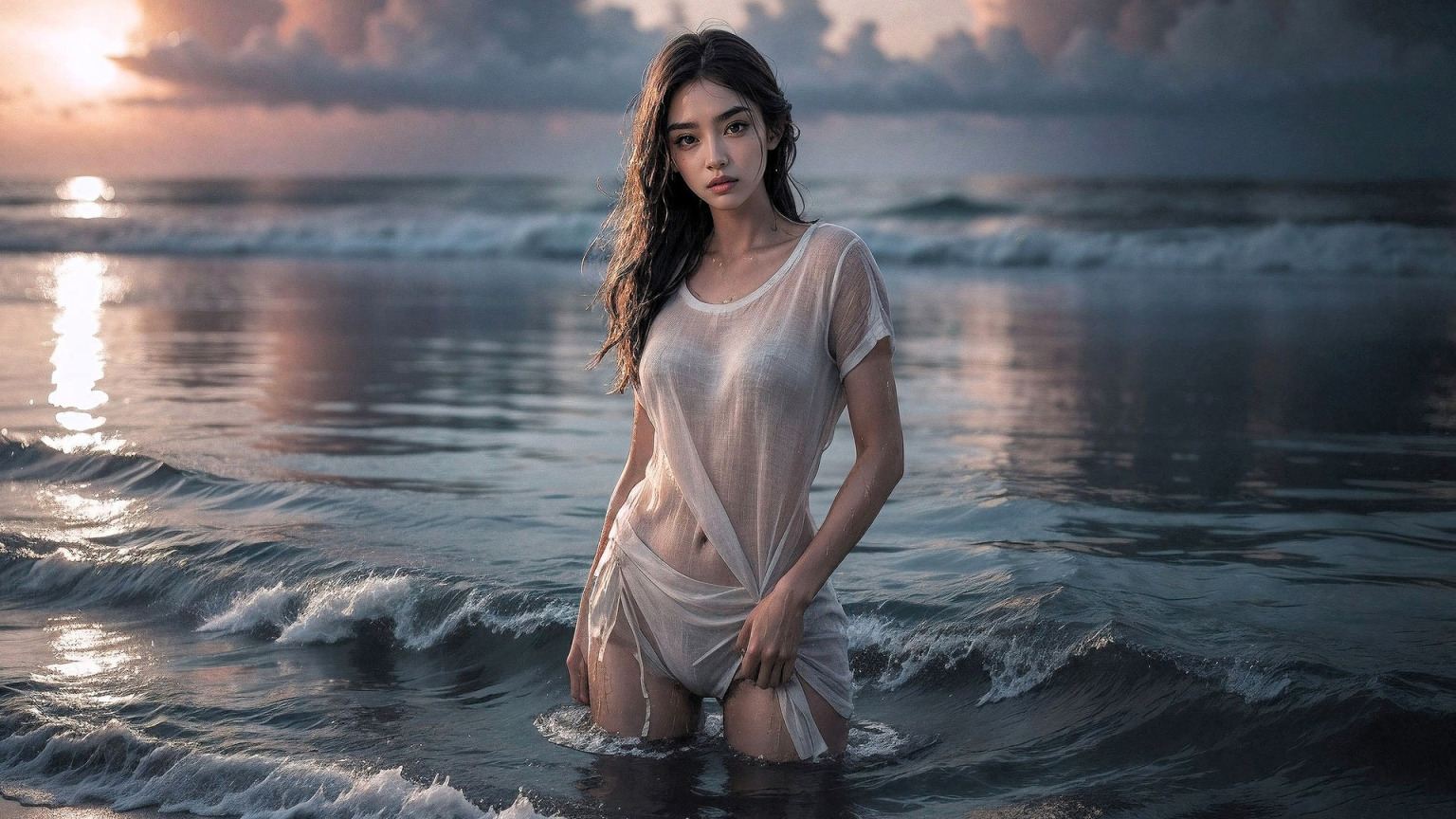 Download Wallpaper Girls Asian Ai Art Section Ai Art In Resolution