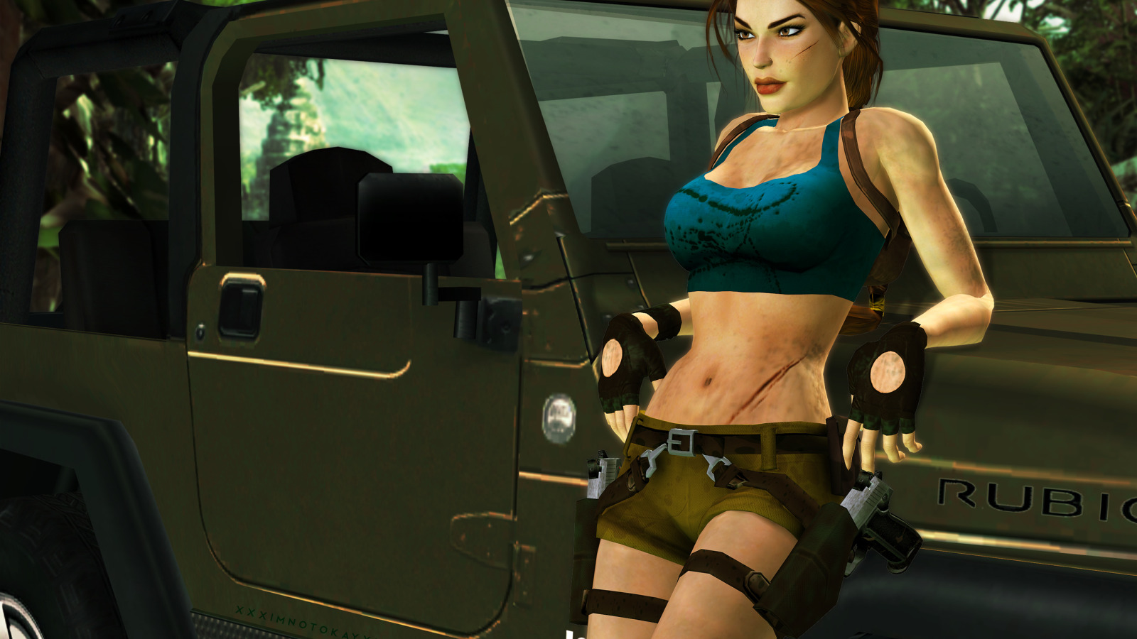 Download wallpaper machine, girl, trees, pose, weapons, guns, Tomb ... Download wallpaper machine, girl, trees, pose, weapons, guns, Tomb ...