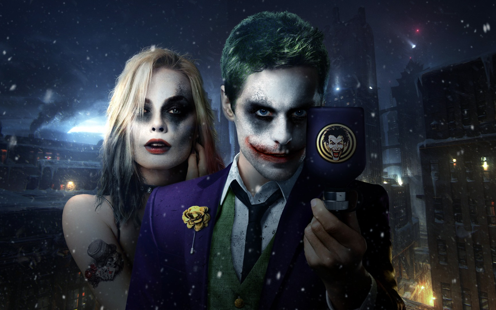 Download wallpaper Joker, Jared Leto, dc comics, Margot Robbie, Suicide ...