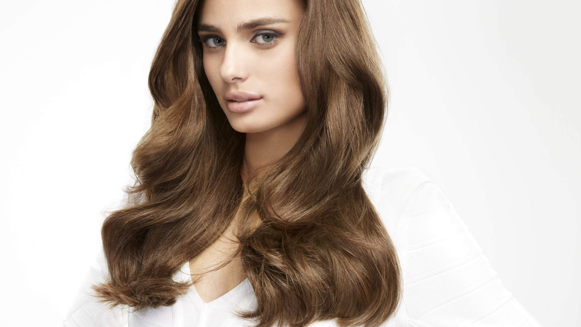 Download wallpaper look, pose, model, makeup, view, model, hair, pose, section girls in ...