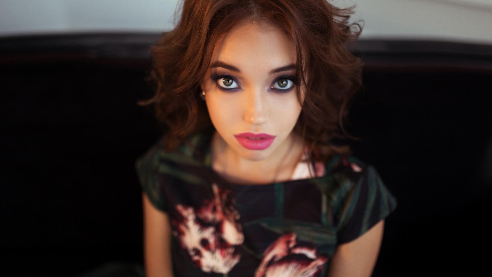 Download Wallpaper Girl Look Lips Face Sweetheart Mary Gorokhov