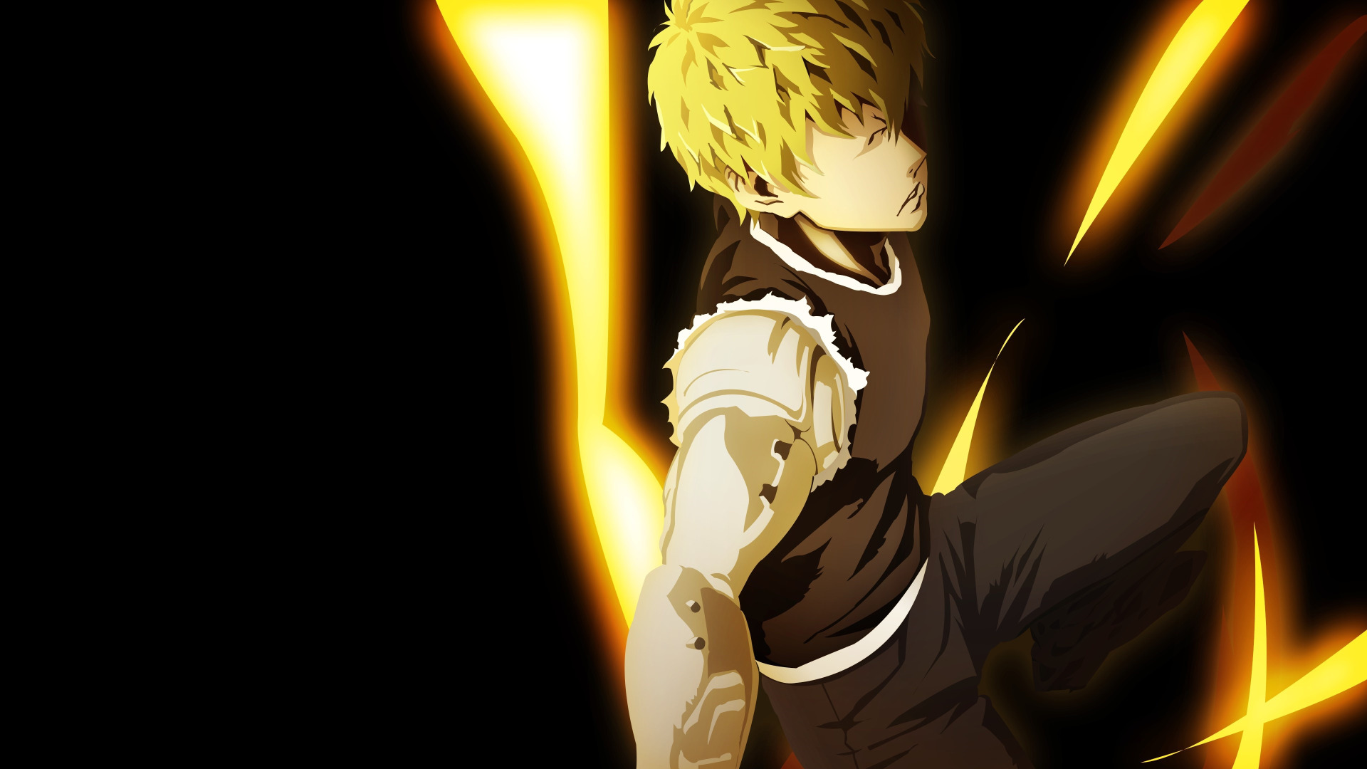 Download wallpaper anime, manga, cyborg, strong, One Punch Man, Geno ...