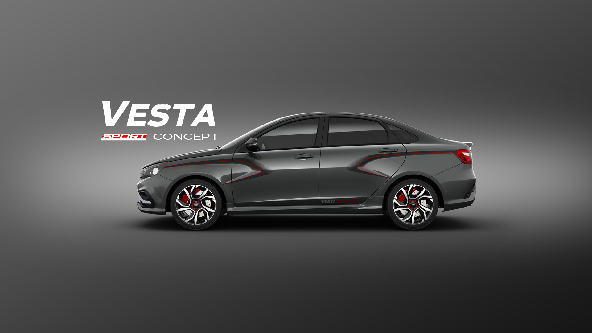 Download wallpaper concept, the concept, VAZ, lada, Lada, AVTOVAZ, Lada Vesta, lada vesta ...