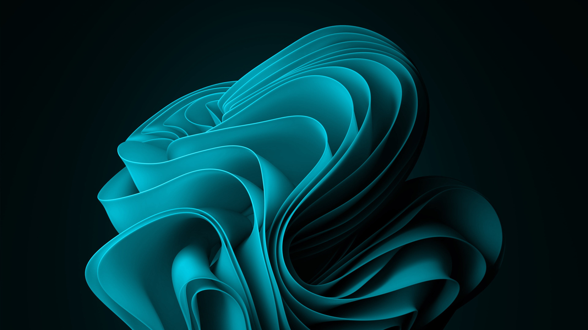 Download wallpaper abstract, cyan, windows 11, section abstraction in ...