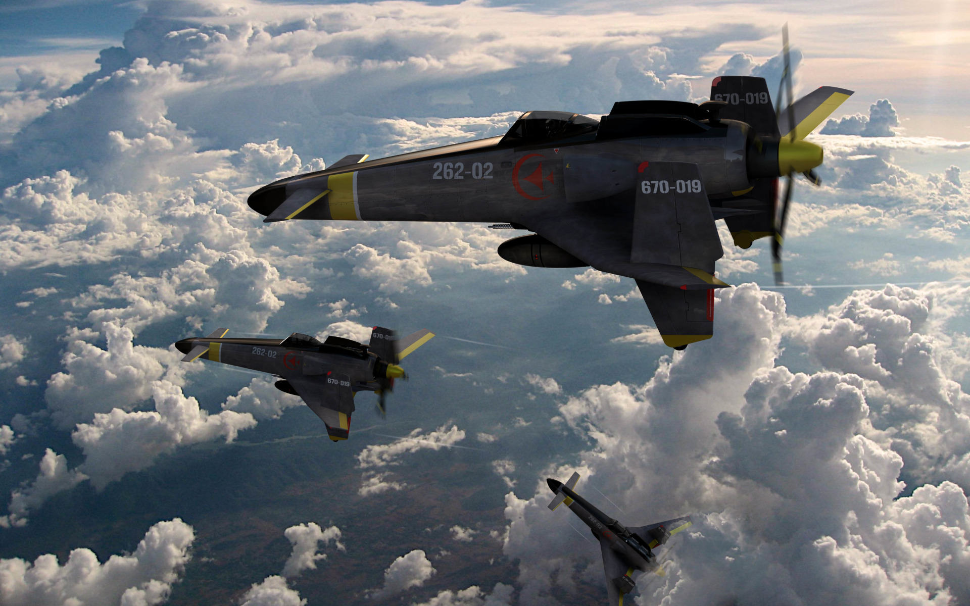 Download wallpaper fighter, shanka, sky crawlers, section other in ...