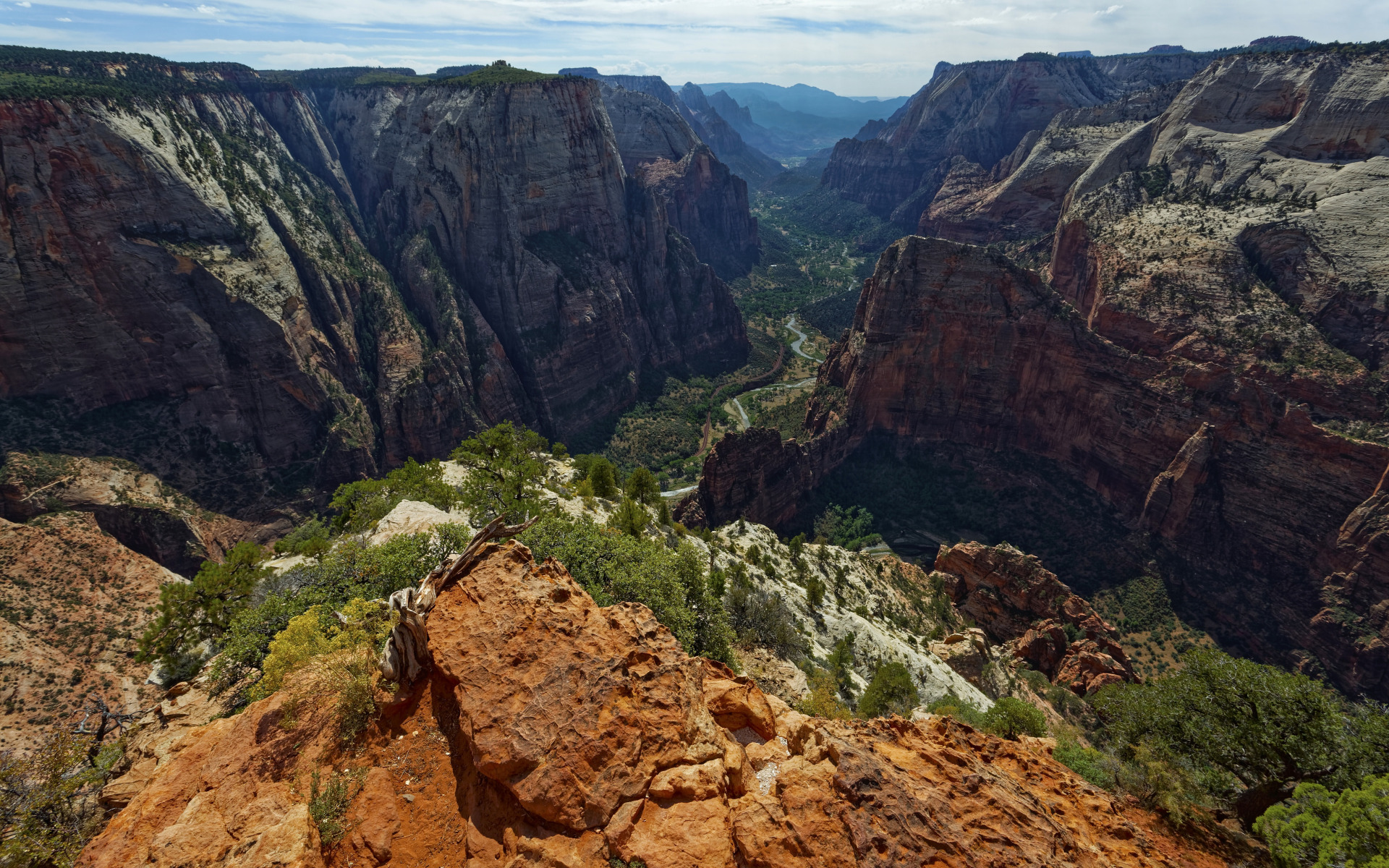 Download wallpaper Utah, USA, Zion National Park, section landscapes in ...
