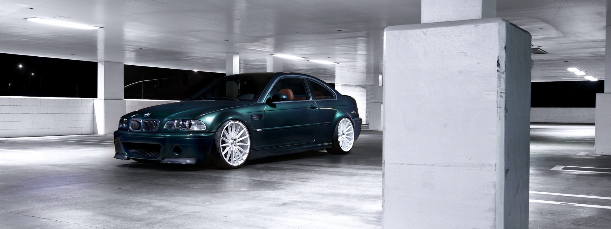 Download wallpaper BMW, Light, E46, M3, Dark green, section bmw in ...