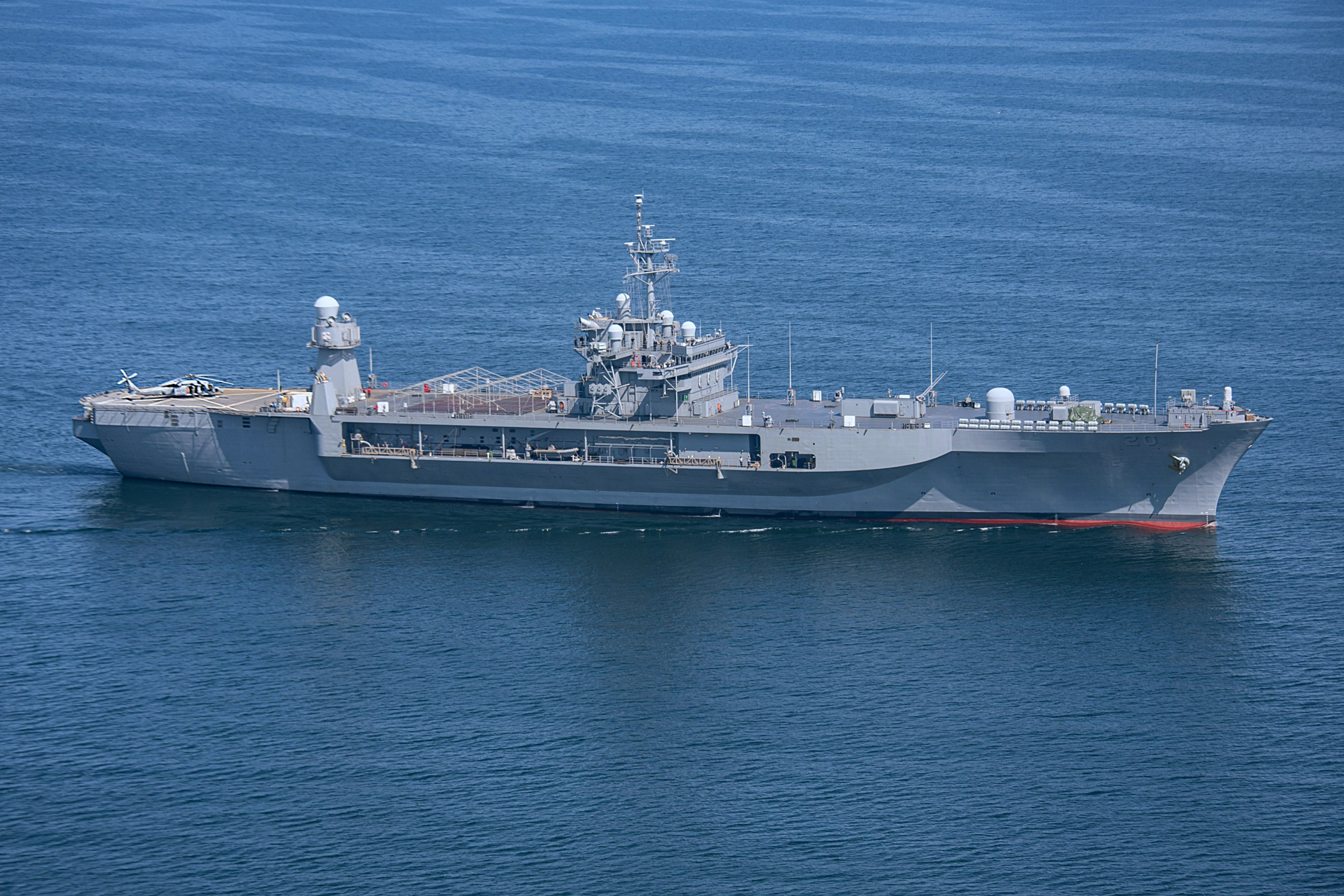 Download wallpaper the flagship, ship management, USS Mount Whitney ...