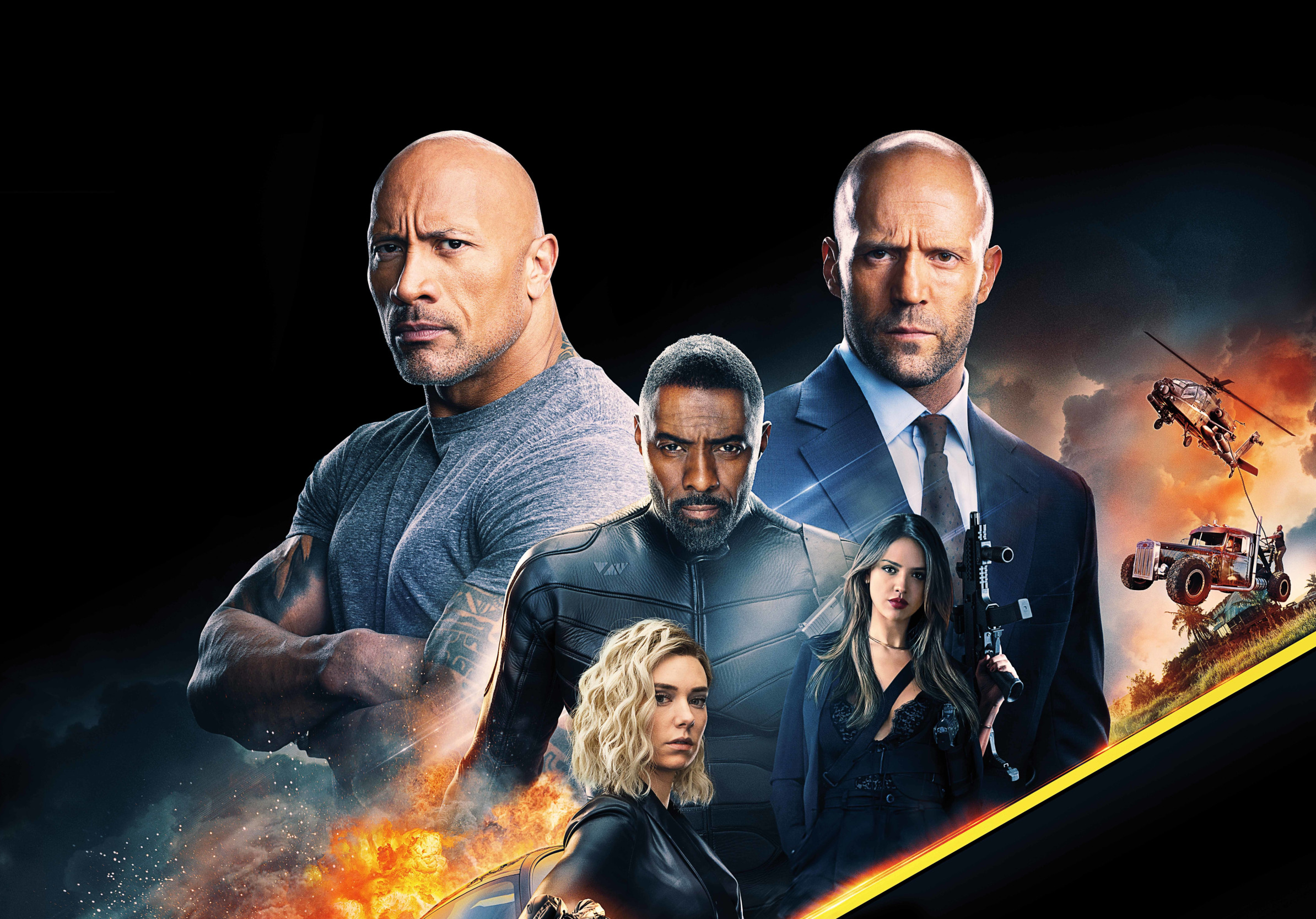 Download wallpaper Jason Statham, Dwayne Johnson, Idris Elba, Movie ... Download wallpaper Jason Statham, Dwayne Johnson, Idris Elba, Movie ...