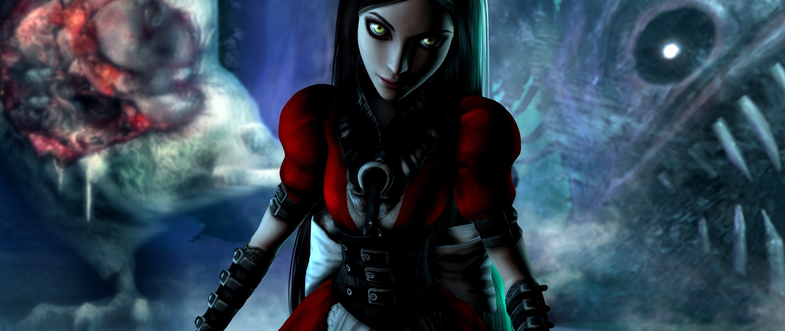 Download wallpaper look, girl, dress, alice, madness returns, Alice ... Download wallpaper look, girl, dress, alice, madness returns, Alice ...