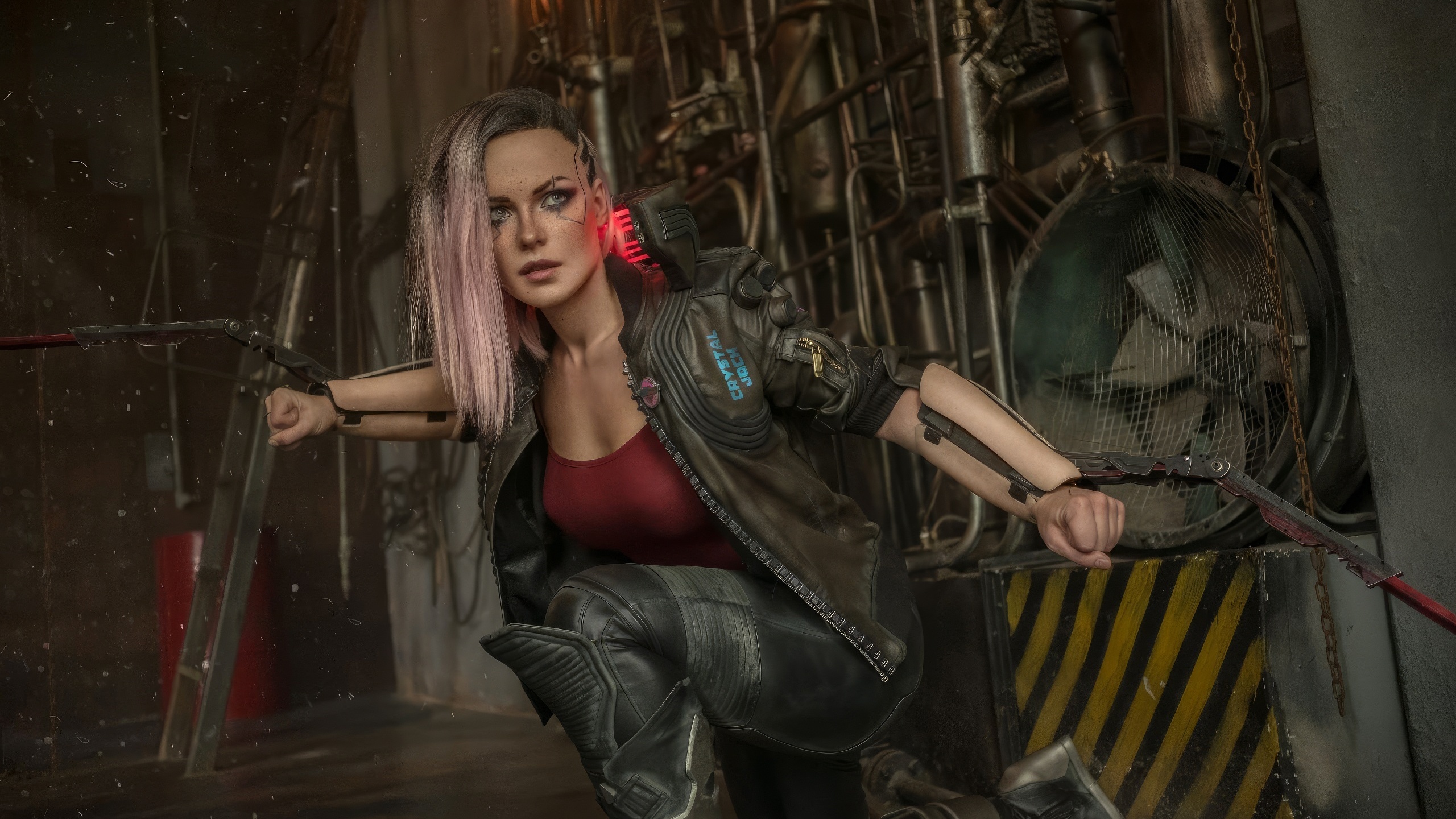 Download Wallpaper Cosplay Cyberpunk 2077 Blades Irina Meier Irina