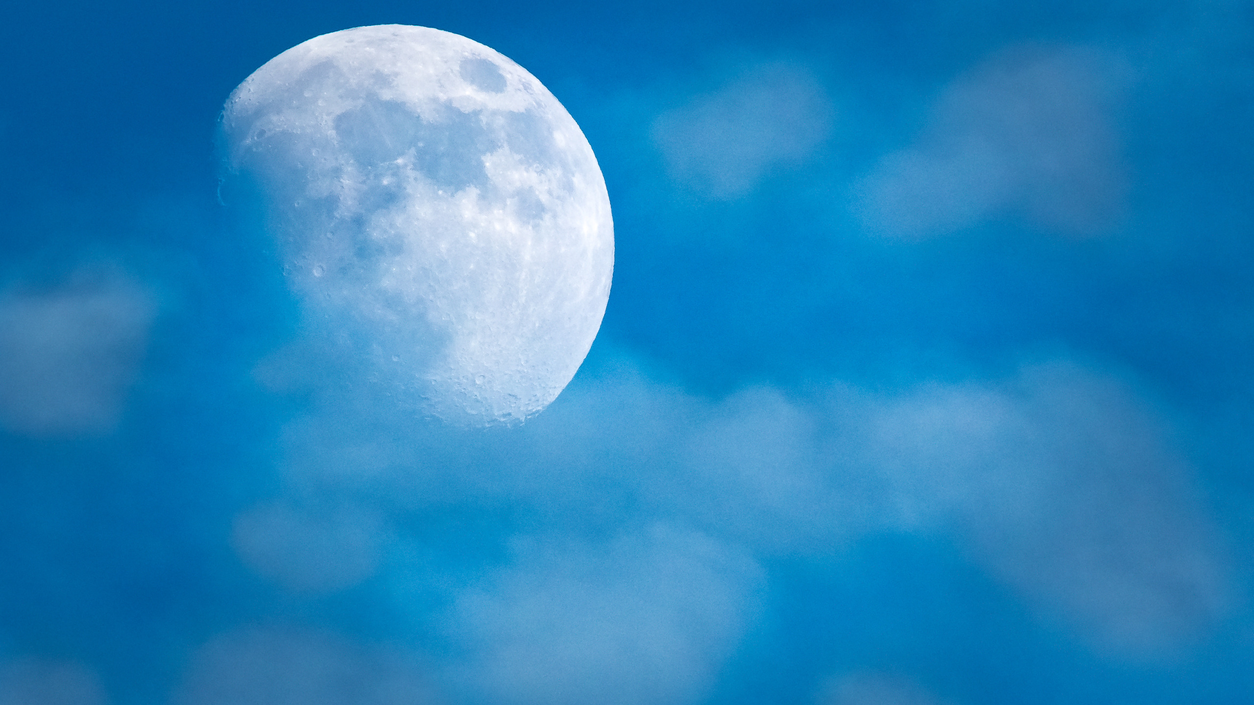 Download wallpaper the sky, clouds, background, the moon, section ...