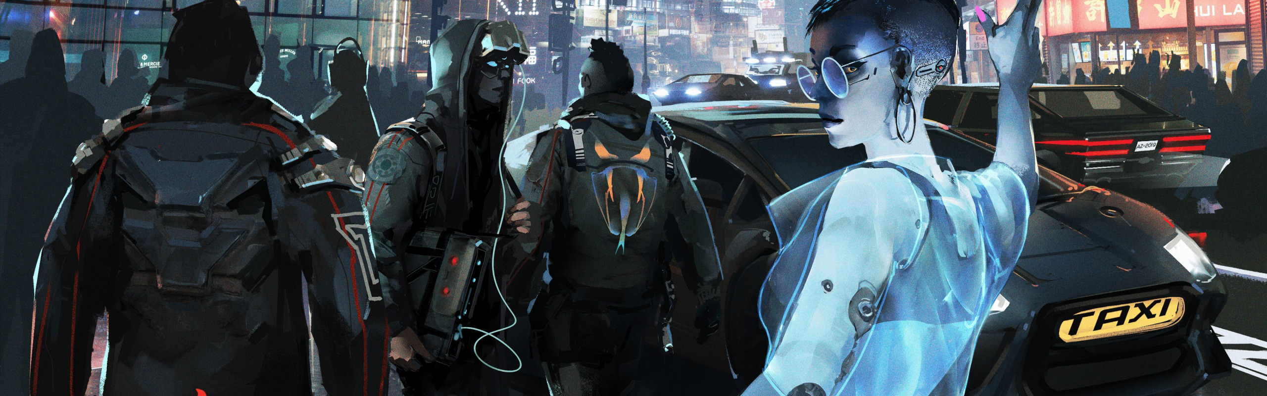 Download wallpaper game, art, street, Cyberpunk 2077, cdprojekt red, Cyberpunkart, section games ...