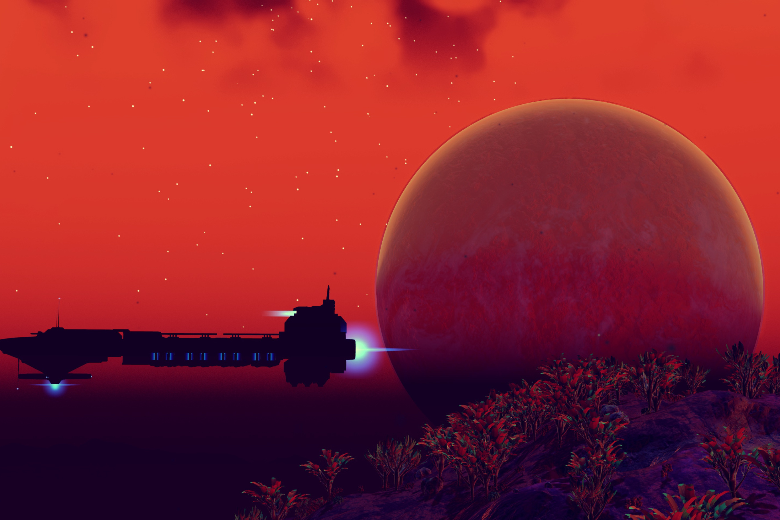 Download wallpaper planet, starship, No Man's Sky, Hello Games, section ... Download wallpaper planet, starship, No Man's Sky, Hello Games, section ...