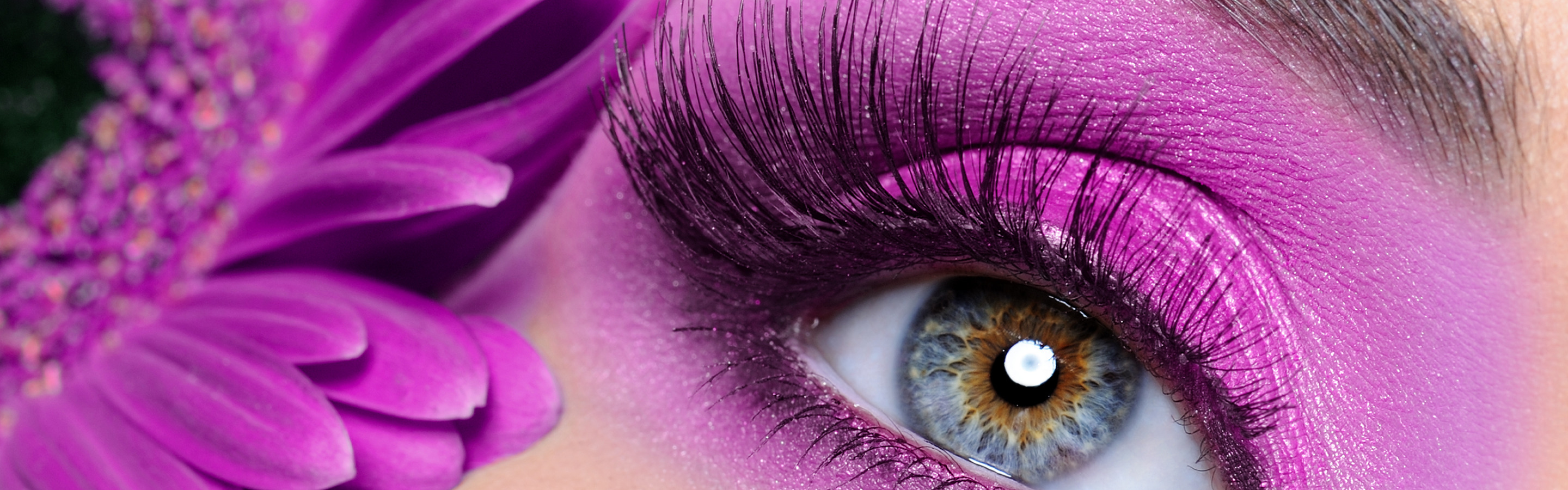 Download Wallpaper Girl Face Eye Section Girls In Resolution 2880x900