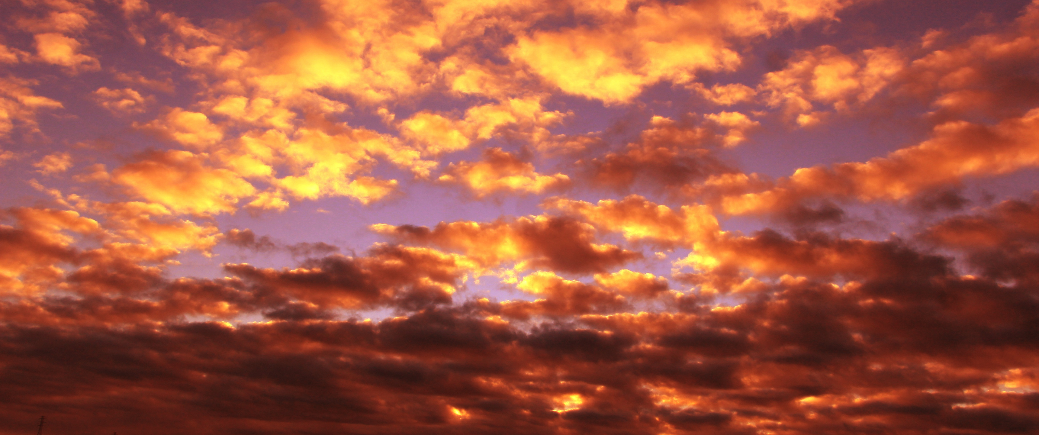 Download wallpaper sky, sunset, cloud, section nature in resolution ...
