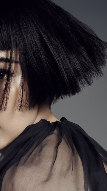 Download wallpaper look, pose, makeup, actress, with short hair, hair, look, pose, section girls ...