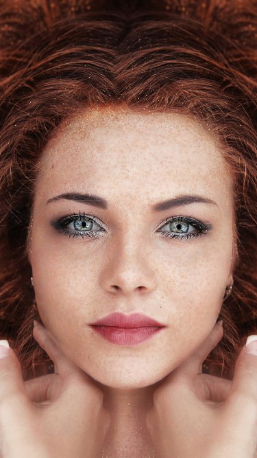 Download Wallpaper Sexy Redhead Look Section Girls In Resolution 375x667