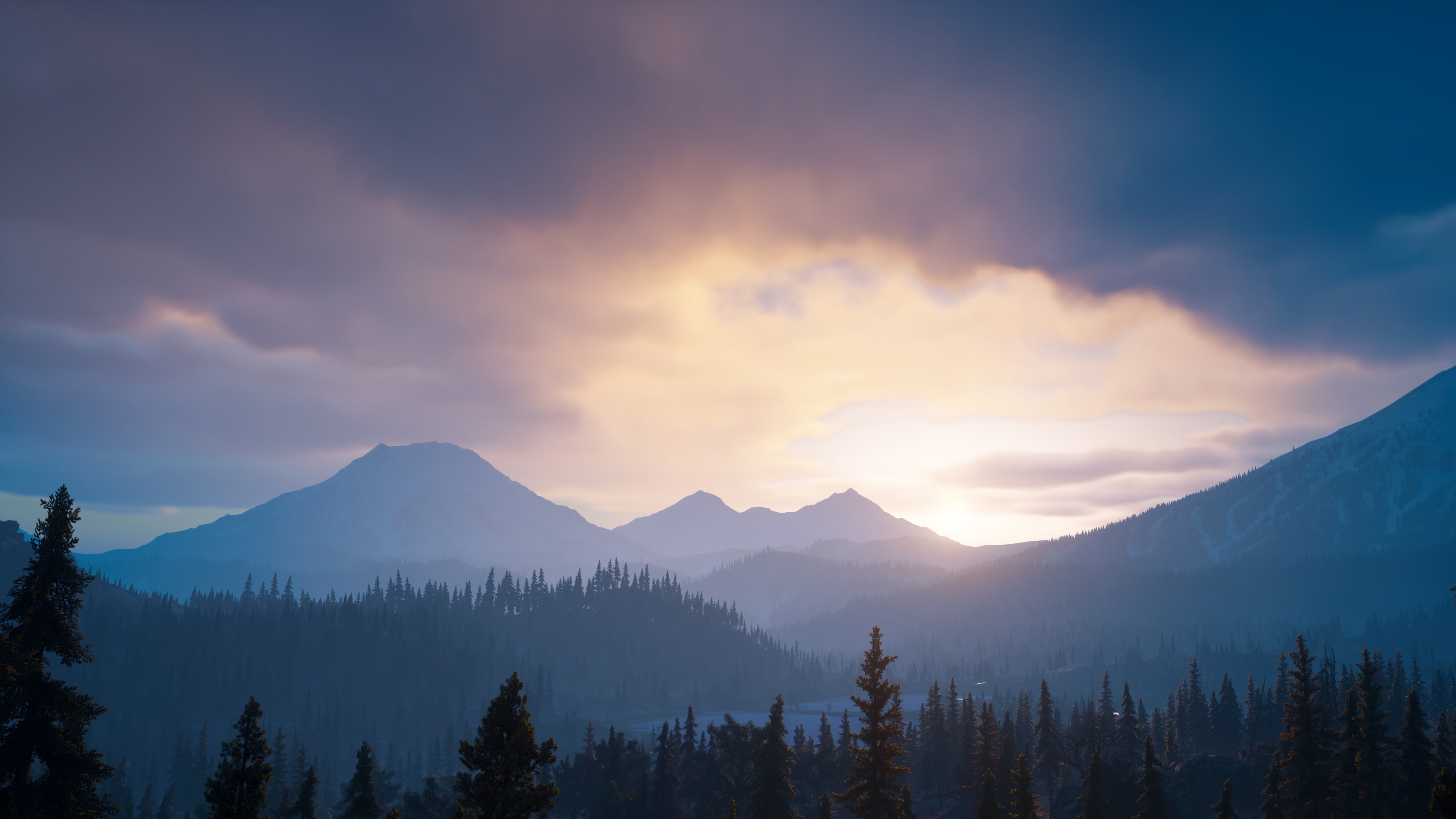 Download wallpaper Forest, Landscape, days gone, section games in ...