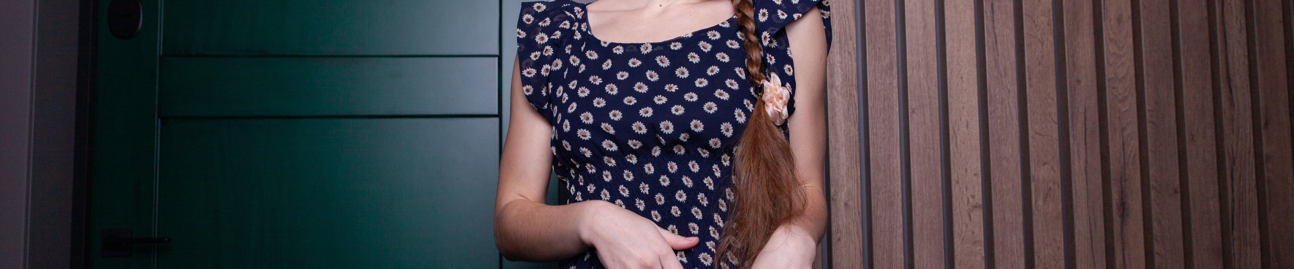 Download Wallpaper Girl Dress Model Braid Section Girls In