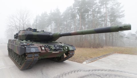 Download wallpaper tank, Bundeswehr, Leopard 2 A7, section weapon in ...