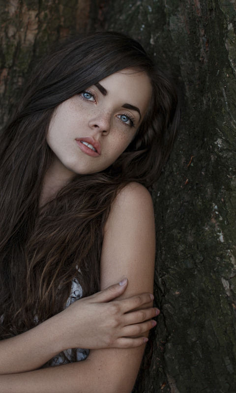 Download Wallpaper Portrait Freckles Kate Katyusha George
