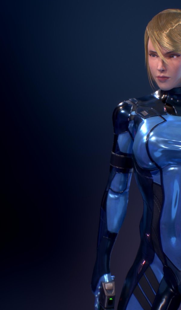 Download wallpaper girl, dark colors, minimalism, beautiful girl, samus ...