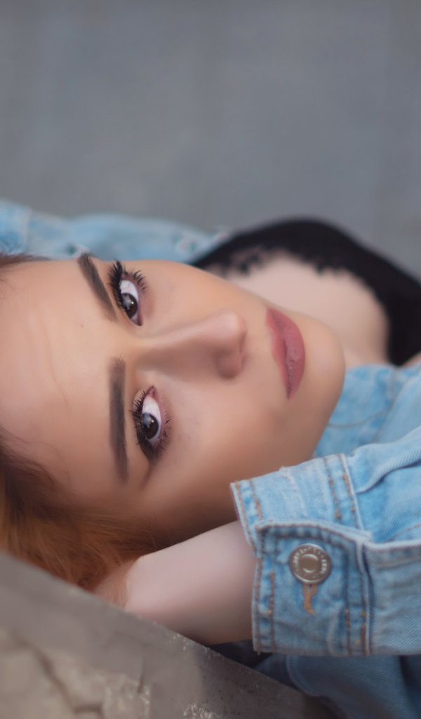 Download Wallpaper Girl Beauty Eyes Jeans Sight Section Girls In
