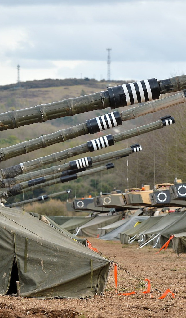 Download wallpaper Challenger, Tanks, Defence, section weapon in ...