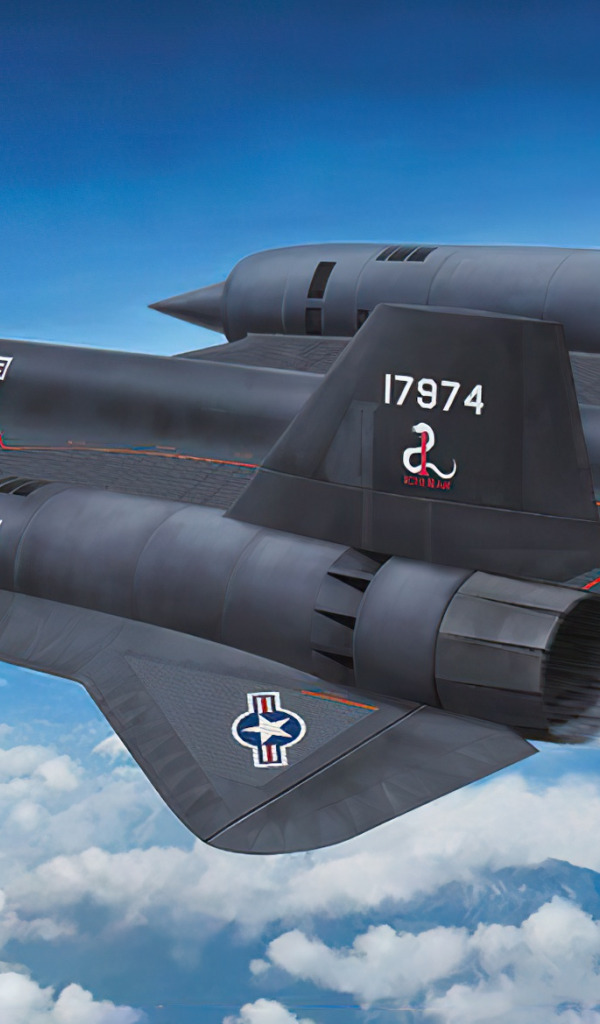 Download wallpaper art, airplane, aviation, sr-71, blackbird, jet ...